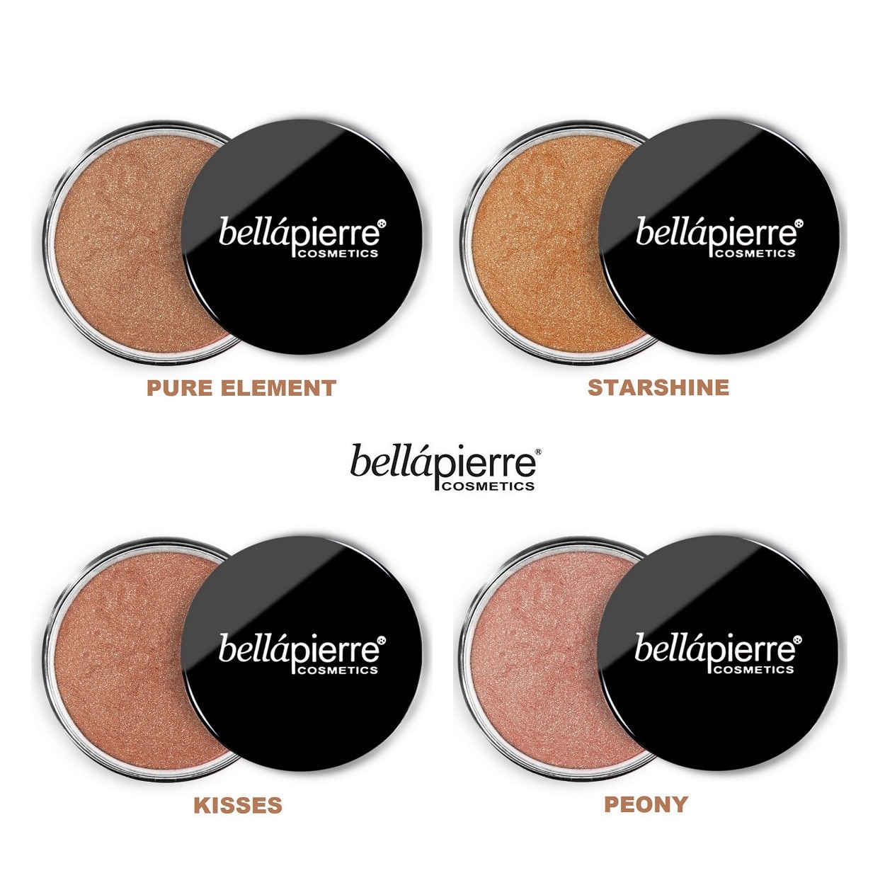 Илюминатор минерална Bronzer BellaPierre Cosmetics USA - Kisses 9 g ...