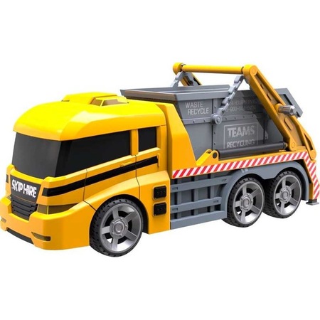 Masina de gunoi cu lumini si sunete Skip Lorry, Teamsterz 37 cm - eMAG.ro