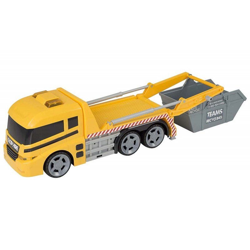 Masina de gunoi cu lumini si sunete Skip Lorry, Teamsterz 37 cm - eMAG.ro