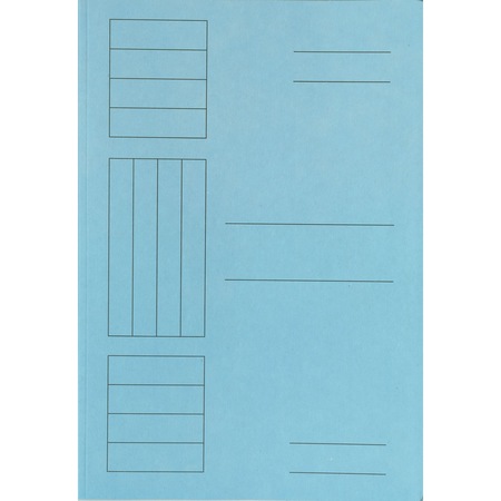 Dosar simplu carton color, albastru - eMAG.ro