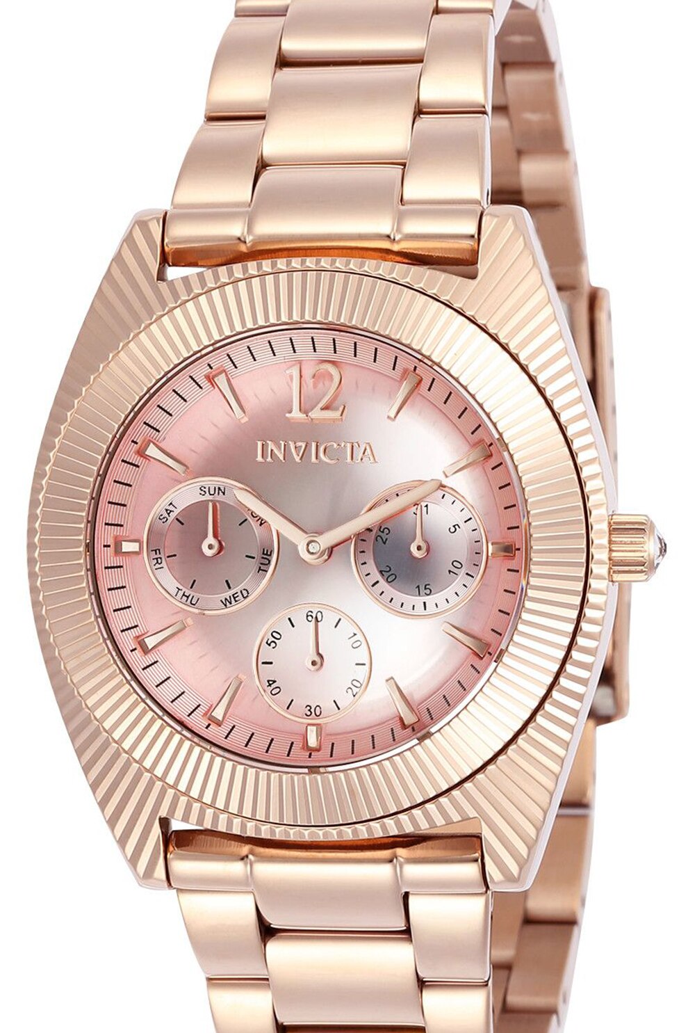 Invicta, Часовник с метална верижка, Rose Gold - eMAG.bg