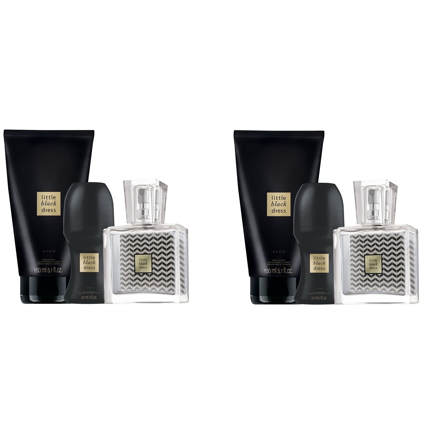 2 Seturi Little Black Dress, Avon- Apa de parfum 30 ml, Deodorant cu ...