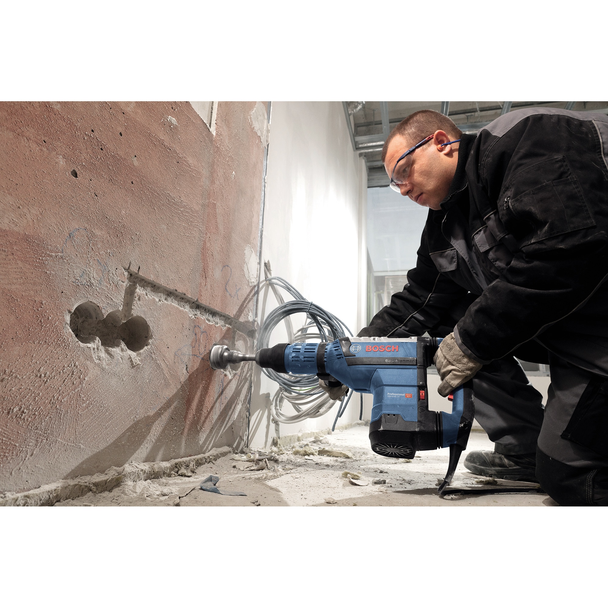 Перфоратор Bosch Professional SDS Max GBH 8-45 DV, 1500 W, 12.5 J, 305 ...