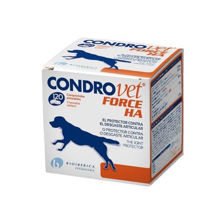 Хранителна добавка за кучета Condrovet Force HA, 120 таблетки - eMAG.bg