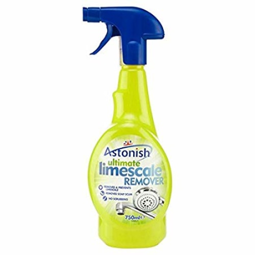 Solutie suprafate baie pentru indepartare calcar Astonish ultimate ...