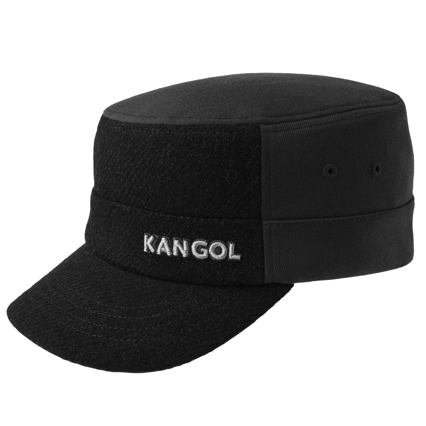 Sapca neagra Kangol Textured Wool Army -S/M - eMAG.ro