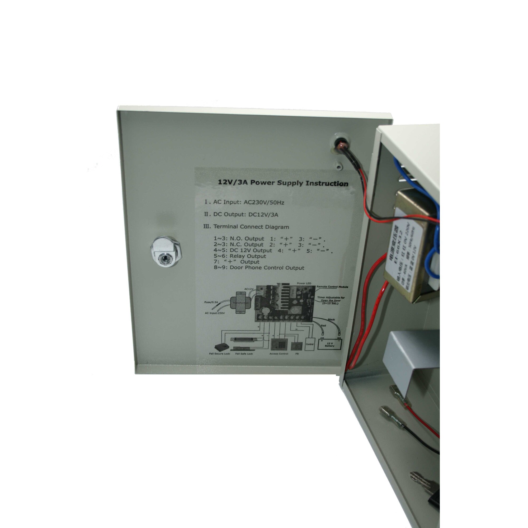 Centrala control acces cu backup 12V 3A - eMAG.ro