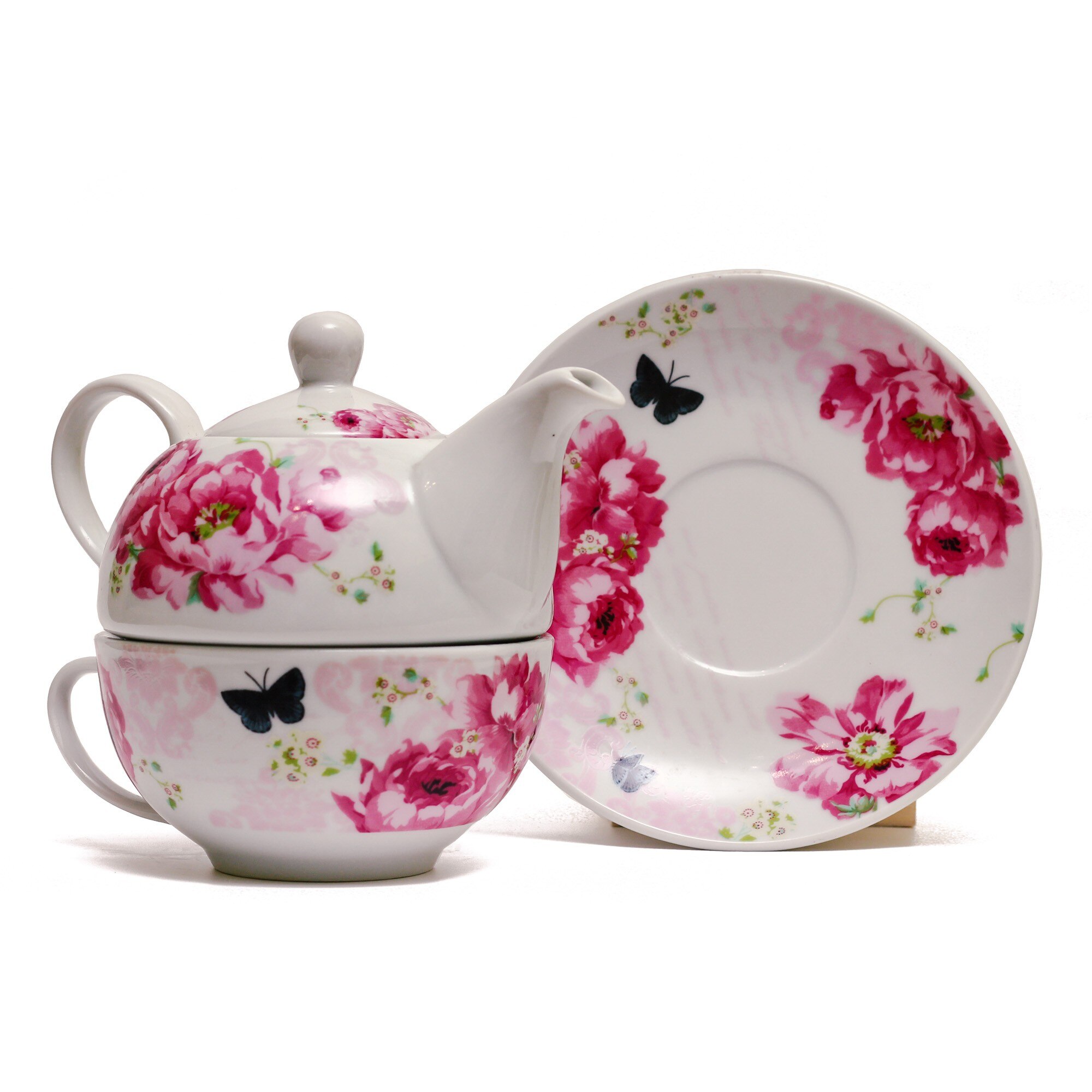 Ceainic Tea for One Bujor, 400 ml, Ceramica - eMAG.ro