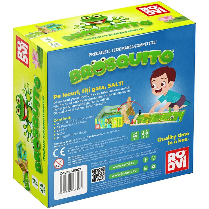 Joc D-Toys - Brosquito,Broscutele saltarete - eMAG.ro