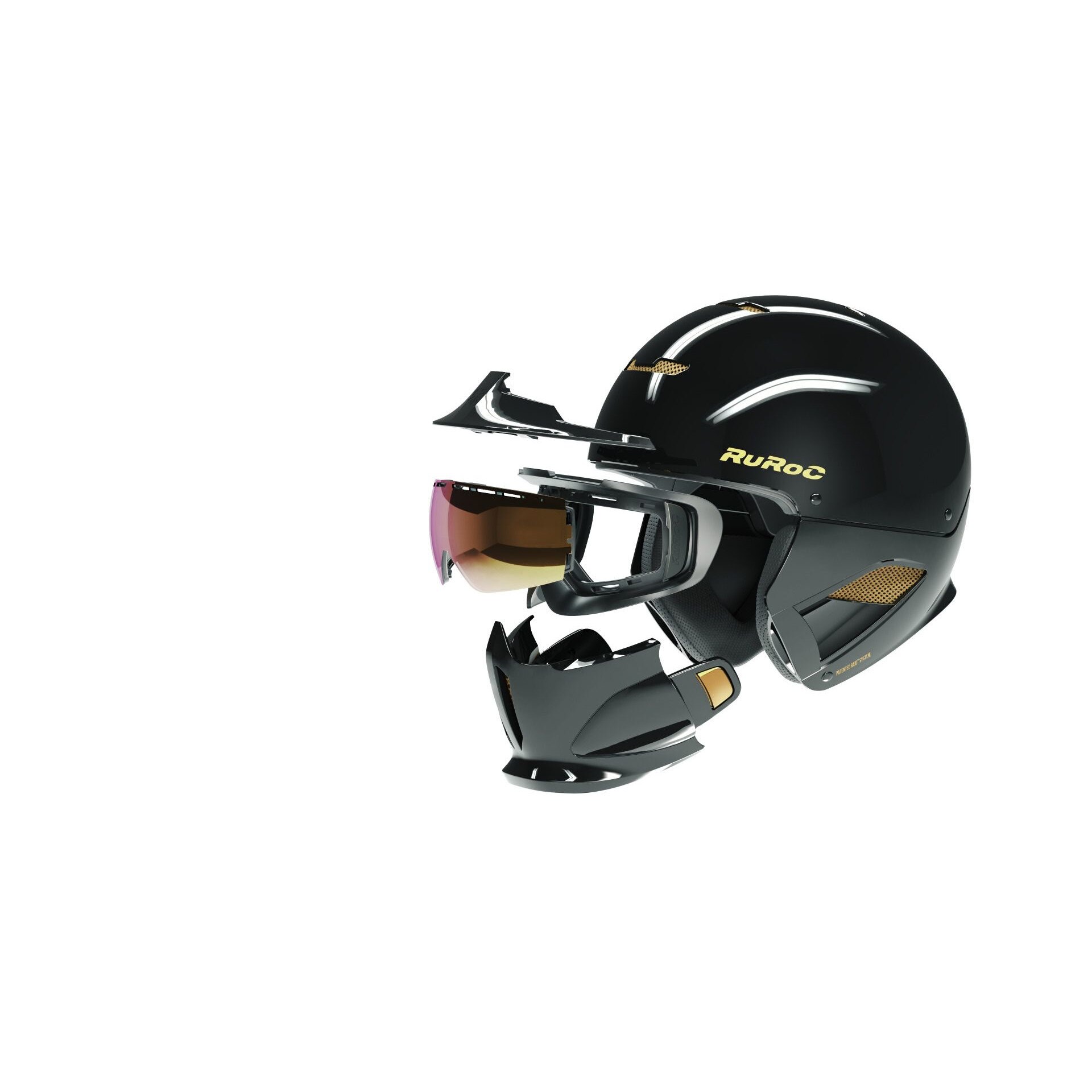 Casca ski / snowboard Ruroc RG1-DX TITAN XL - eMAG.ro