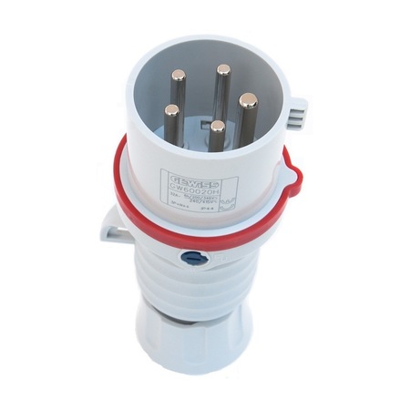 Fisa industriala Mobila Gewiss, 3P+N+E, IP44, 32A, 400, GW60020H - eMAG.ro