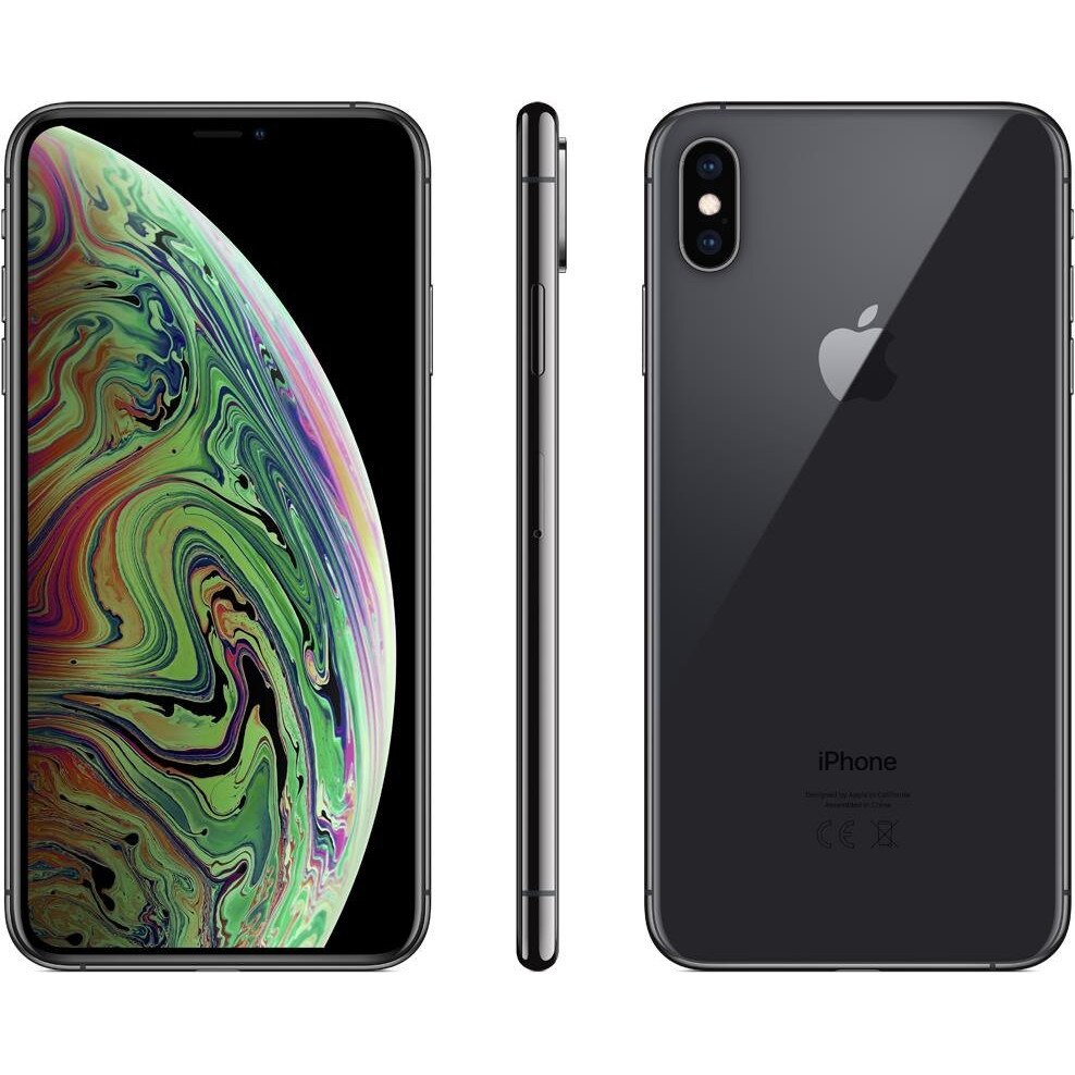 Комплект Смартфон Apple iPhone XS Max 256GB, Black + WOWFIXIT течен ...