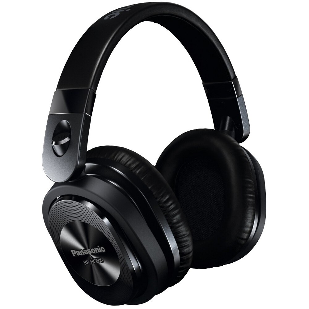 Casti audio cu banda noise cancelling Panasonic RP-HC800E-K, Negru ...