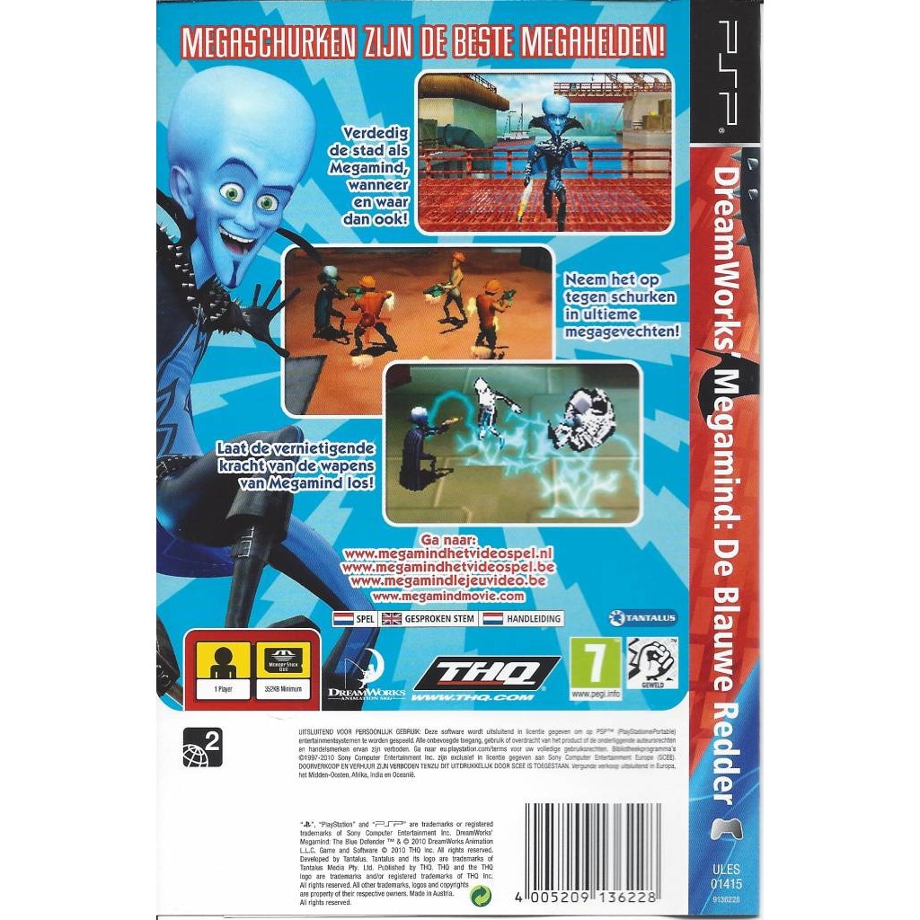 Joc MegaMind De Blauwe Redder pentru PSP - eMAG.ro