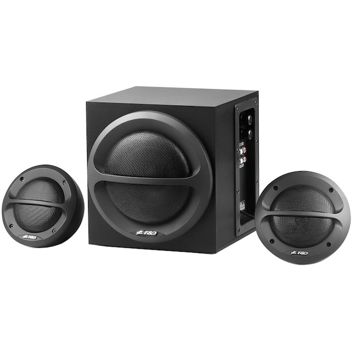 Boxe PC F&D A110, Negru - eMAG.ro