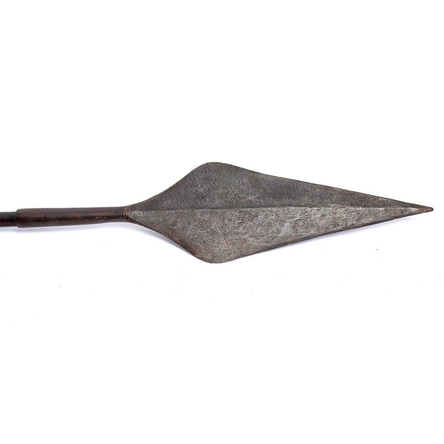 Colectie de 3 vechi sulite ale luptatorilor Impi, triburile Zulu ...