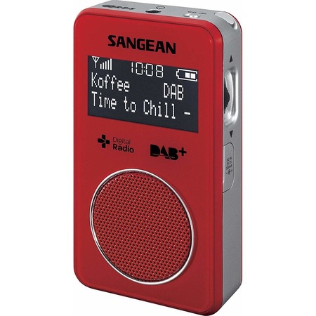 Radio Portabil Sangean DPR-34 DAB+, FM, Rosu - eMAG.ro