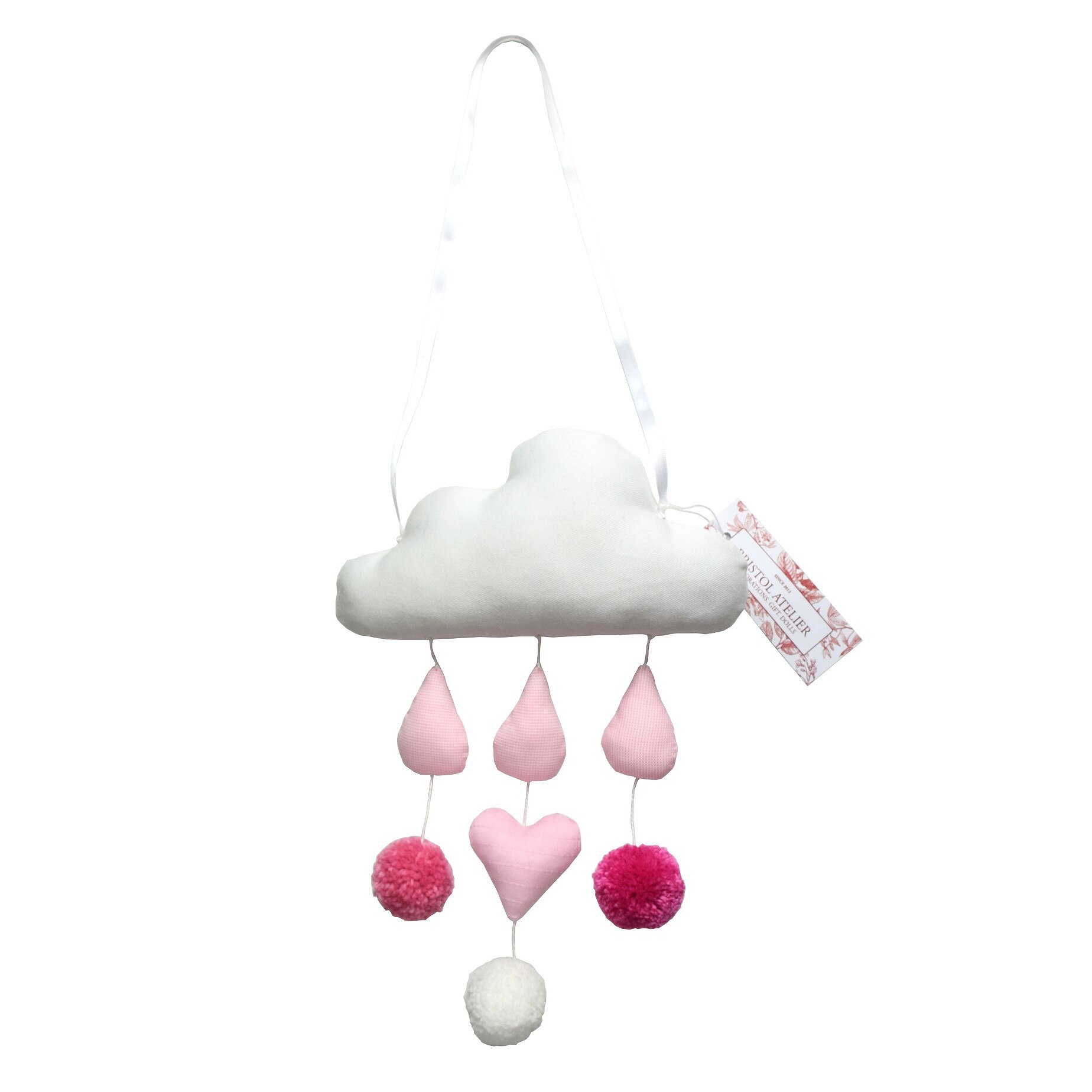 Norisor mic, decoratiune pentru camera copiilor, Bristol Atelier, Roz ...