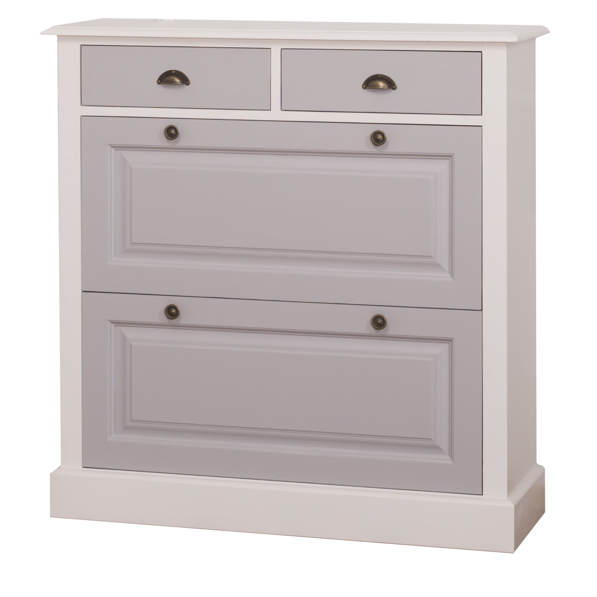 Pantofar cu 2 usi, 2 sertare, culoare dublu color - eMAG.ro