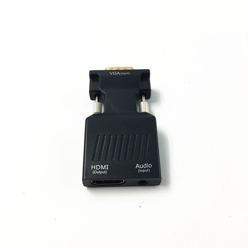 Adaptor convertor VGA tata la HDMI mama, cu cablu audio, 1080P, mufa ...
