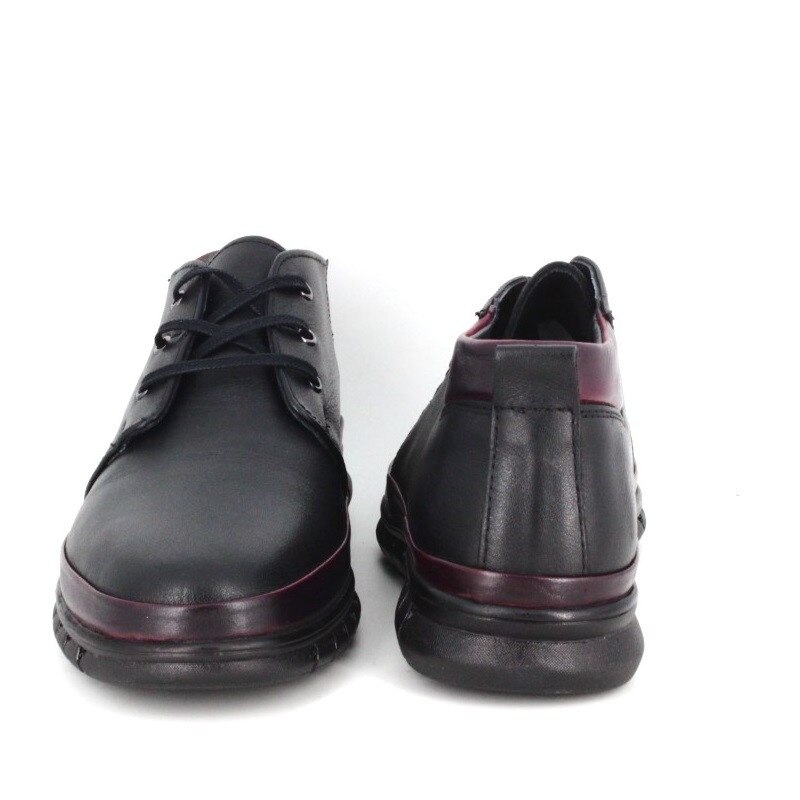 Ghete barbati, GORETTI ,black, piele naturala,42 - eMAG.ro