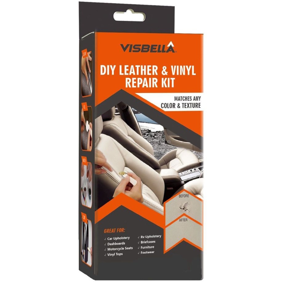 Kit auto pentru reparat materiale din piele Visbella, 17 piese - eMAG.ro