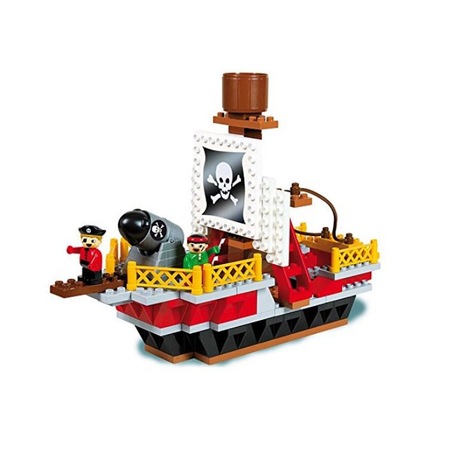 Joc Interactiv de construit pentru Copii Piratii pe Corabie, tip Lego ...
