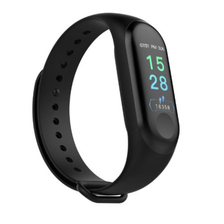 Bratara fitness 2018, M3, display color OLED 0.96Inch, IP67 Waterproof ...