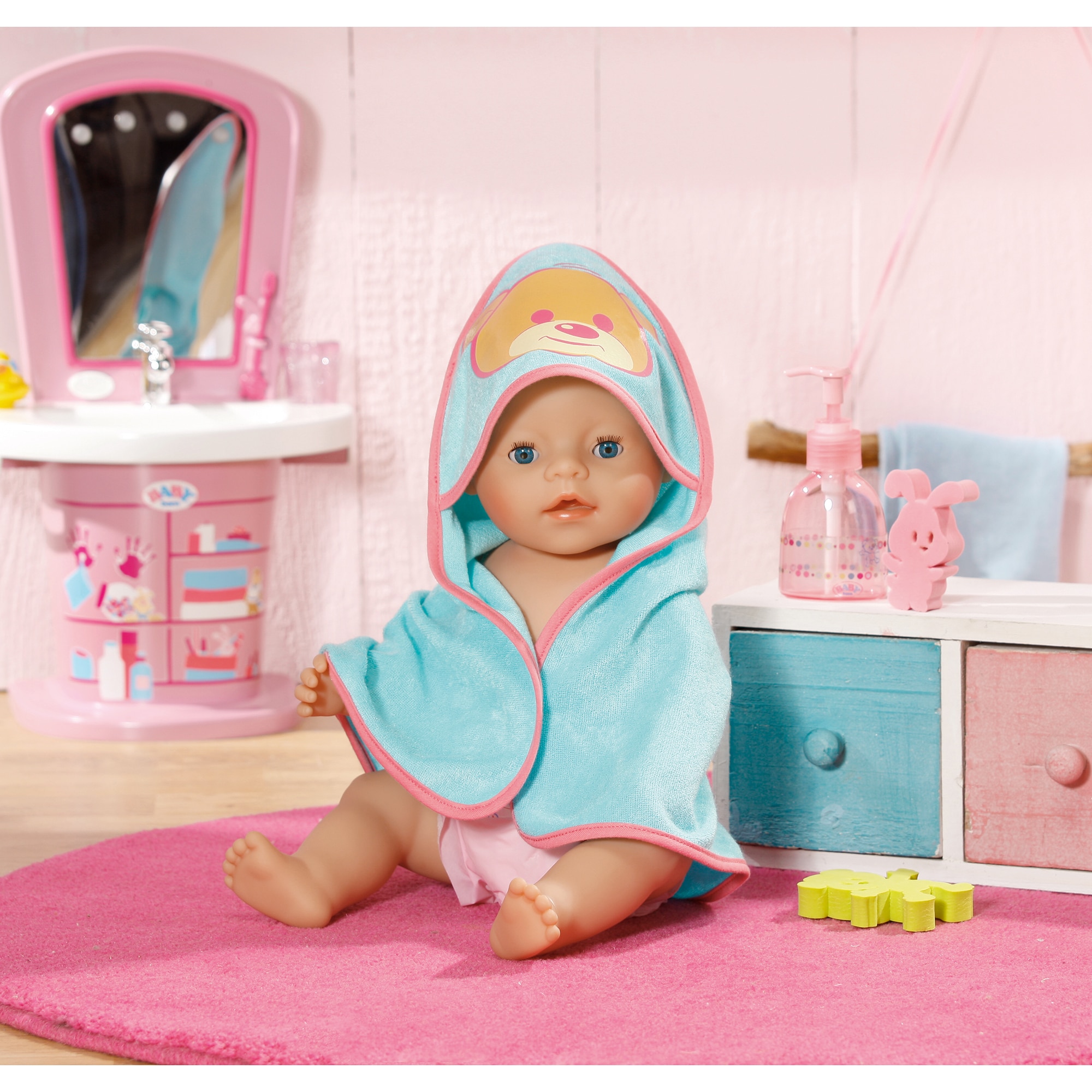 Set accesorii baita Zapf Baby born - eMAG.ro