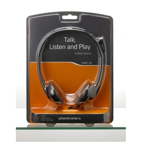 Plantronics Audio 322 PC fejhallgató, Fekete - eMAG.hu