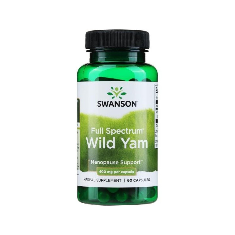 Swanson Full Spectrum Wild Yam (ignama salbatica), 400mg 60 Capsule ...