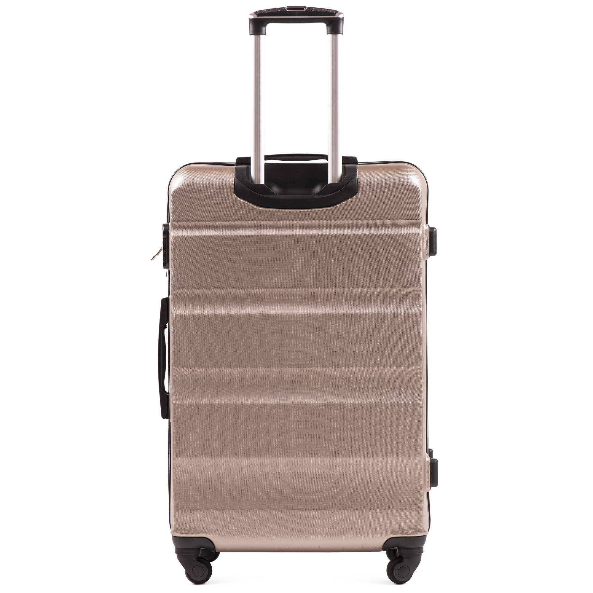 Set Trolere, WINGS, ABS, 4 Roti, AT01 3 Piese, Auriu - eMAG.ro