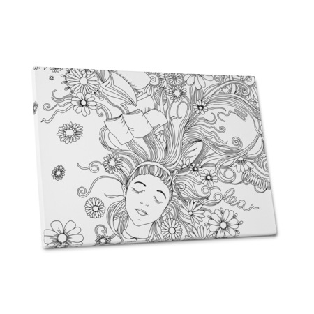 Tablou de colorat FLORI, TABLOURI COLORATE, CD30X20 - eMAG.ro