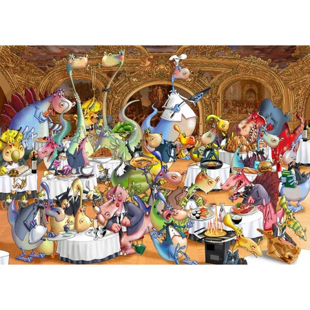 Puzzle Grafika - Francois Ruyer: Restaurant, 2.000 piese (60226) - eMAG.ro