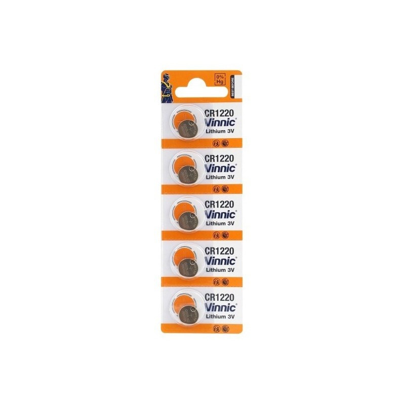 Vinnic CR1220 3V 40mAh baterie plata cu litiu Set 1x Blister - eMAG.ro