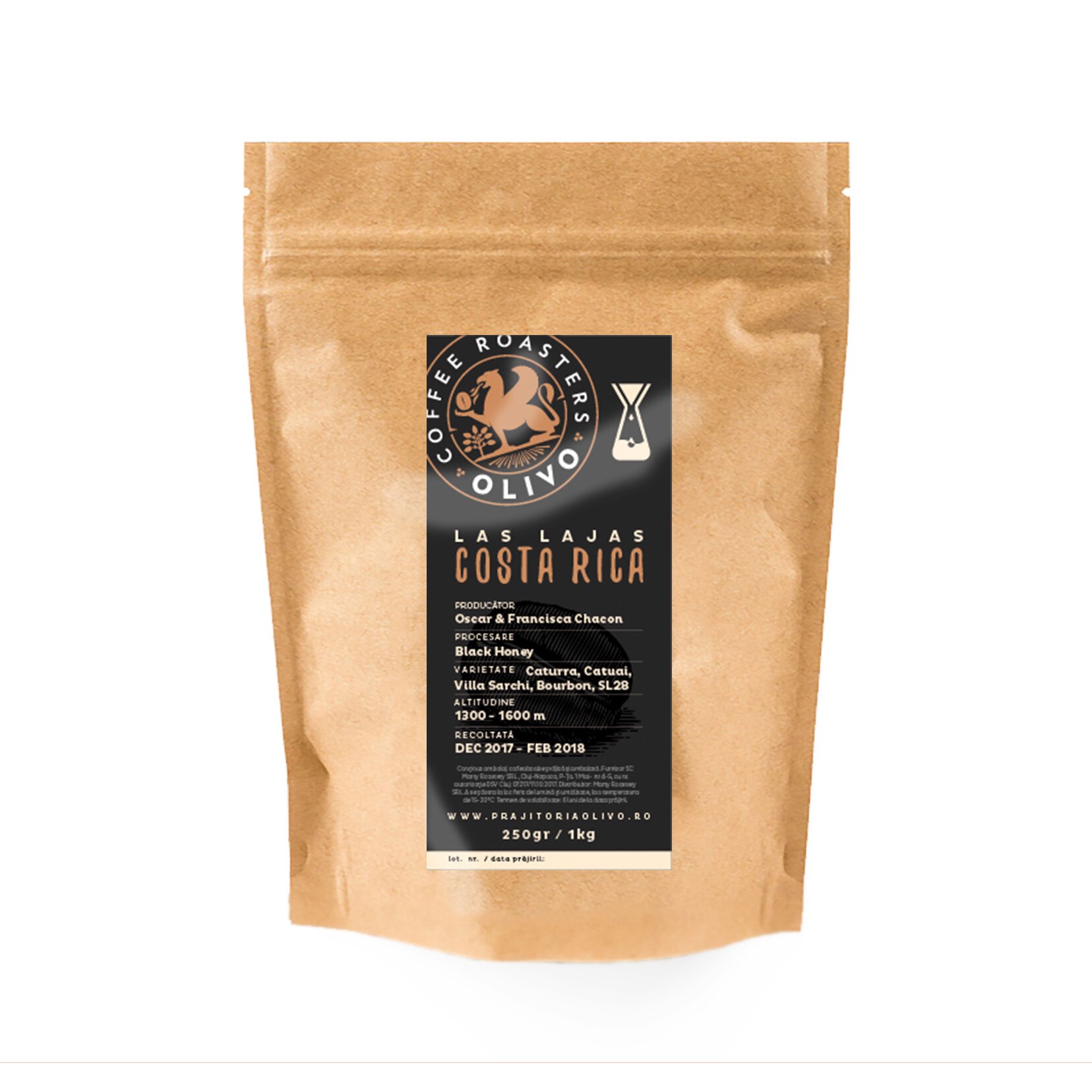 Cafea de Specialitate Prajitoria de Cafea Olivo, Costa Rica Las Lajas ...