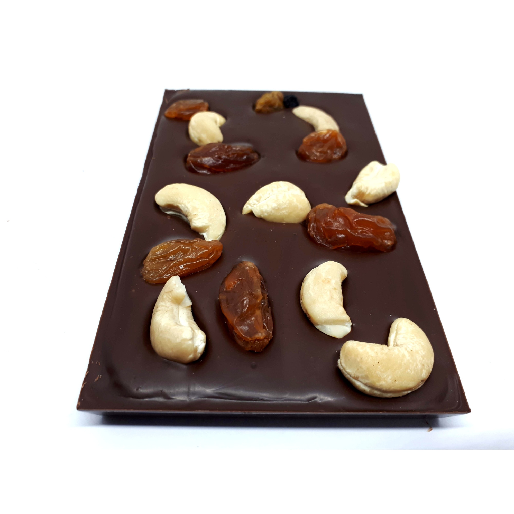 Tableta de ciocolata lapte 44% cu caju si stafide aurii - PaulaAna 120g ...