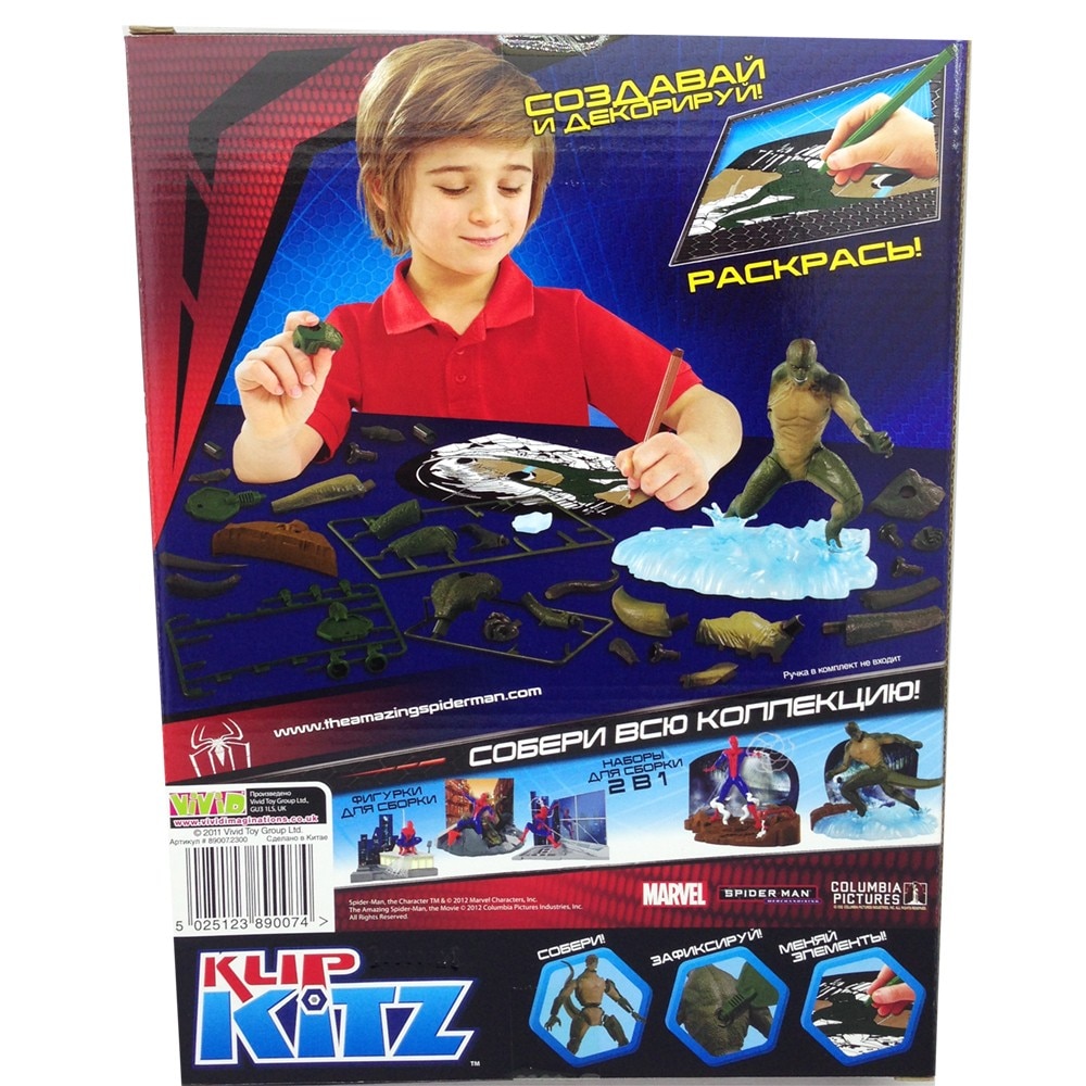 Сглобяем Klip Kitz Spiderman с декор и аксесоари делукс сет 2 в 1 ...