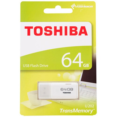 Memorie USB Toshiba TransMemory™ U202 64 GB, USB 2.0, Alb - eMAG.ro