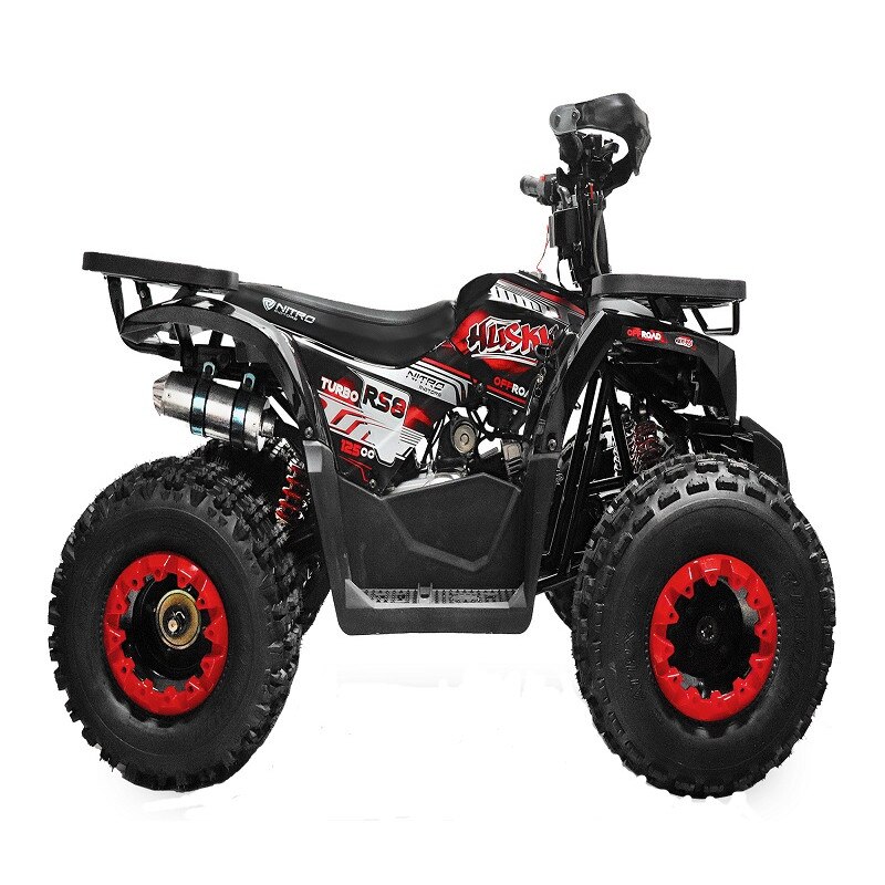 Atv 124 cmc NITRO HUSKY, roti de 8 inch, culoare negru - eMAG.ro