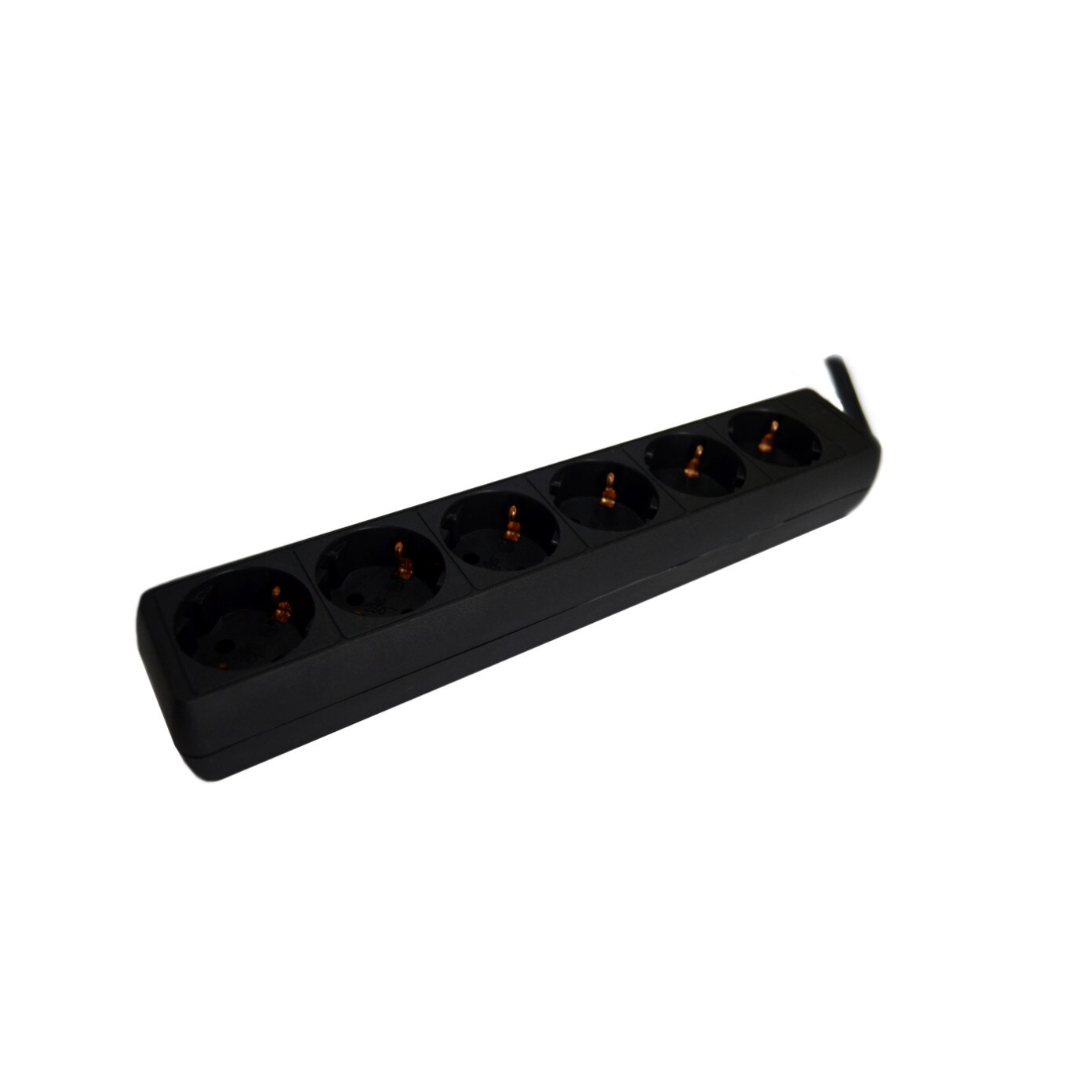 Prelungitor 1,5 metri 6 prize negru cablu 3x1,5mm - eMAG.ro