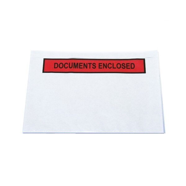 Plic portdocument C5 240x165+15mm ext imprimat "DOCUMENTS ENCLOSED ...