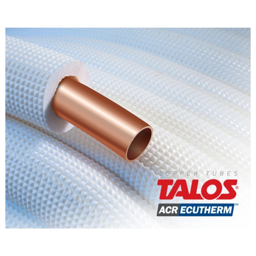 Teava cupru izolata 5/8" 15.875mm x 0.72mm x 25m (25ml) pentru Aer conditionat Refrigerare Talos ...