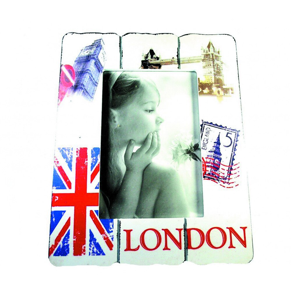 Rama foto, 1 poza, model london, culoare alba - eMAG.ro