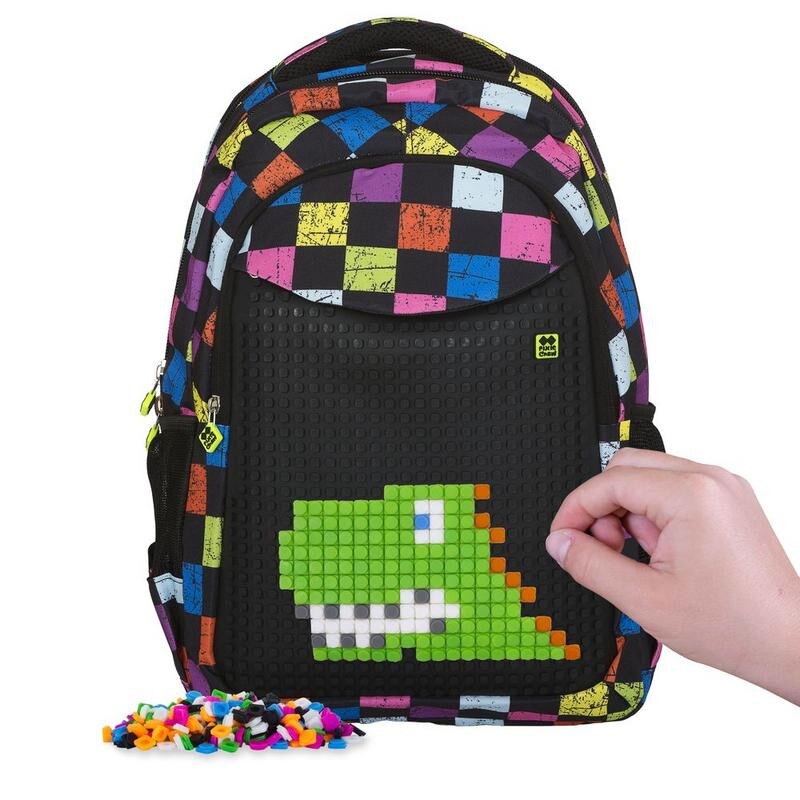 Раница Pixie Crew PXB06, цветно каре|черно - eMAG.bg