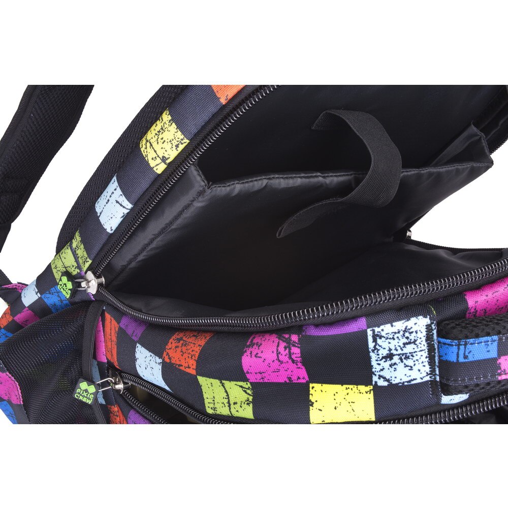 Раница Pixie Crew PXB06, цветно каре|черно - eMAG.bg