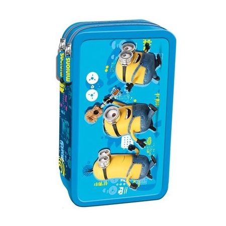Minions - Kevin, Stu, Bob kék tolltartó, emeletes, töltött - eMAG.hu
