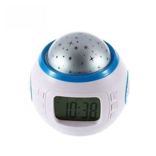 Ceas proiector digital cu stelute, muzica, calendar, alarma, LCD - eMAG.ro