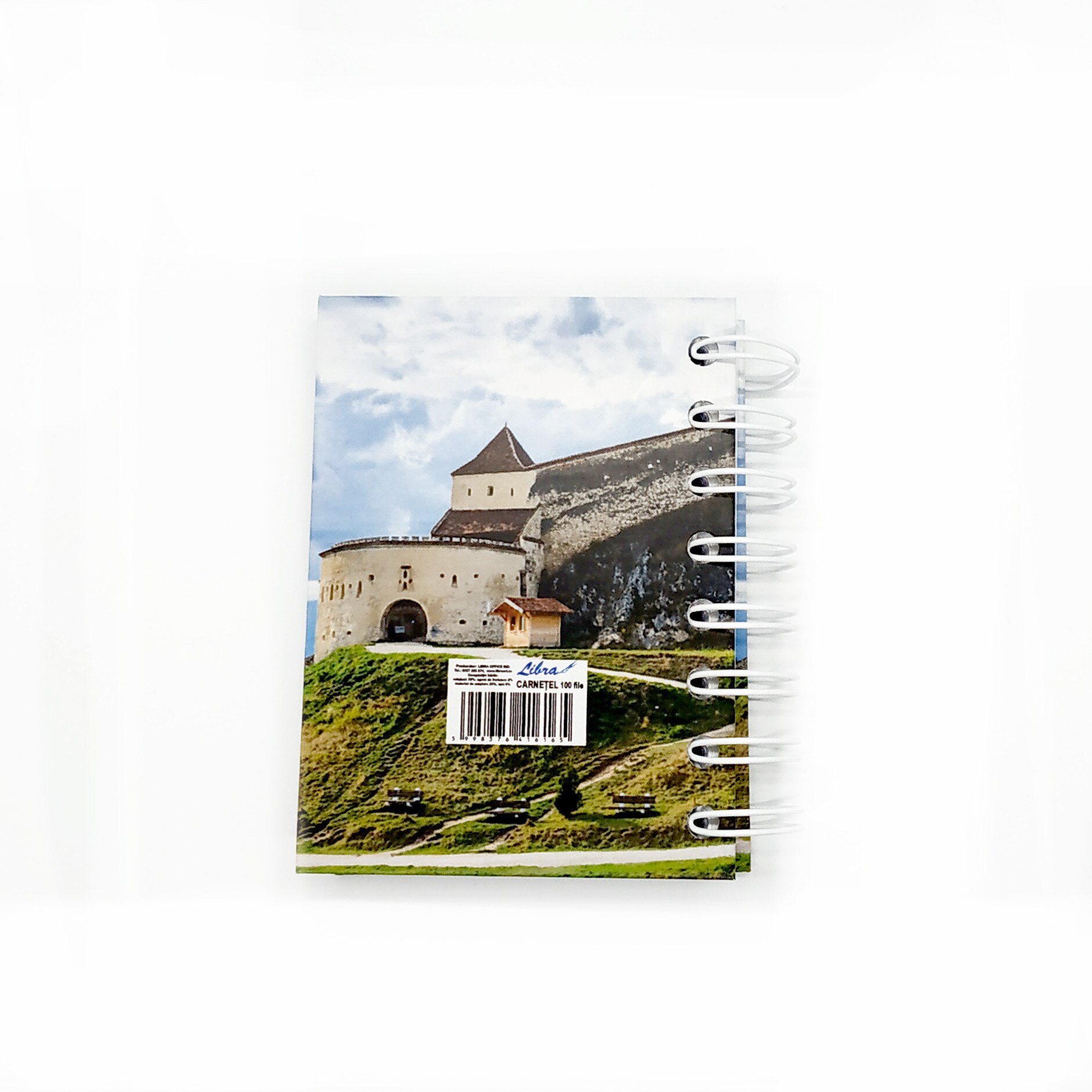 Carnetel A7 Romania 100 file foi veline coperta Cetatea Rasnov - eMAG.ro