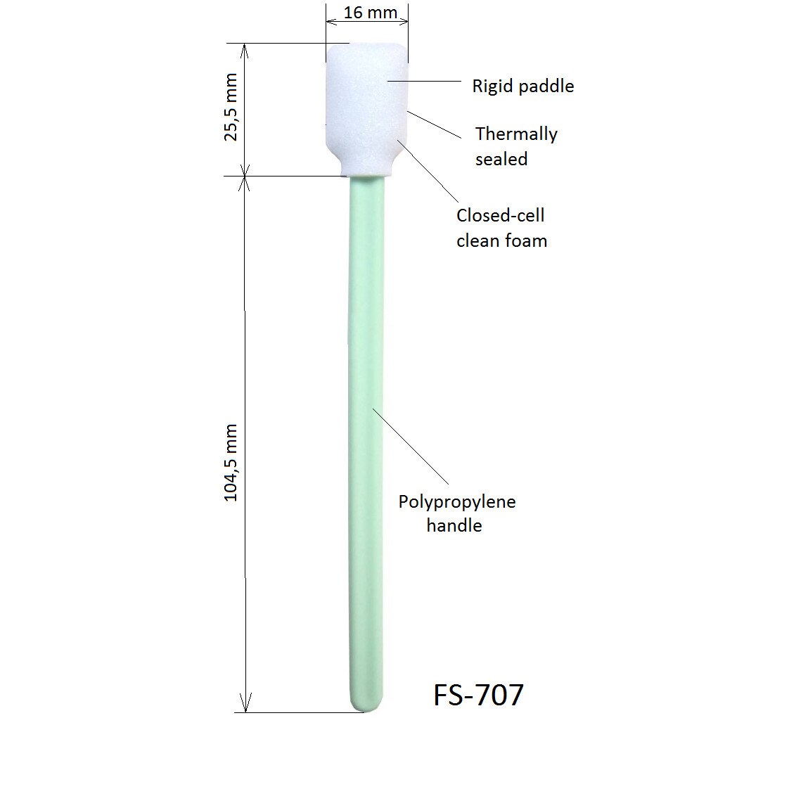 Set 50 betisoare din burete pentru curatare FANTASTIX - FS707 - eMAG.ro